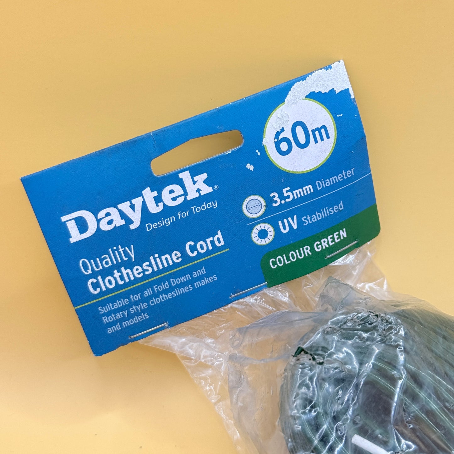 Daytek Quality Clothesline Cord 60m Green – The Value Junction