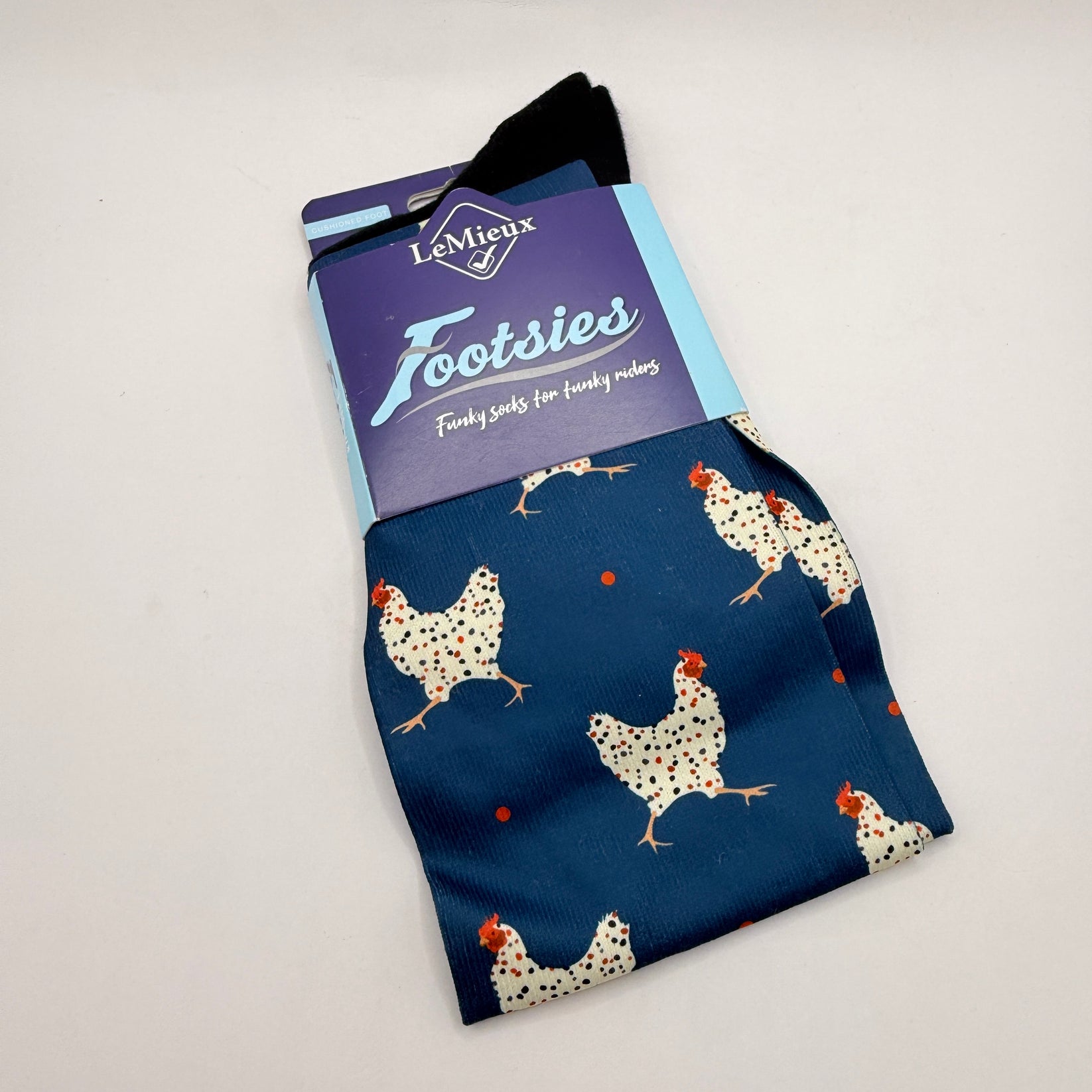 LeMieux Footsies Chicken Socks - Adult size – The Value Junction