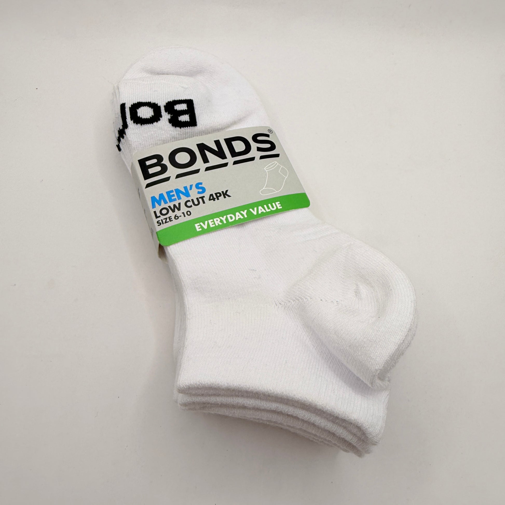 Bonds Men’s Low Cut Socks 4PK – The Value Junction
