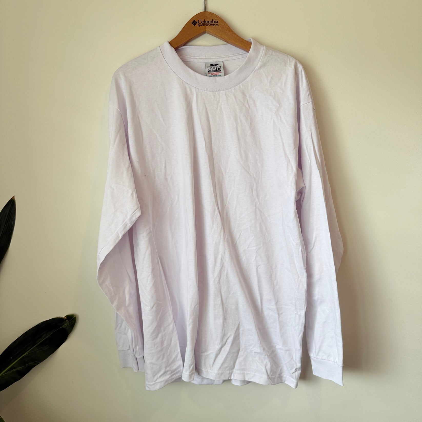 Pro Club Heavyweight Long Sleeve T-Shirt XL – Classic White – The Value ...