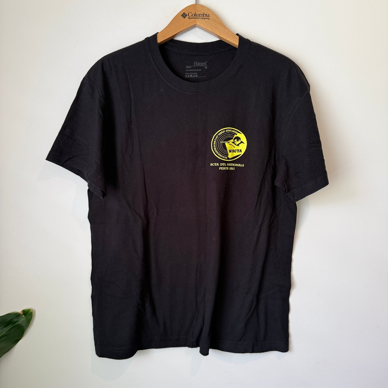 Hanes Size M WACTA Black T-Shirt – The Value Junction