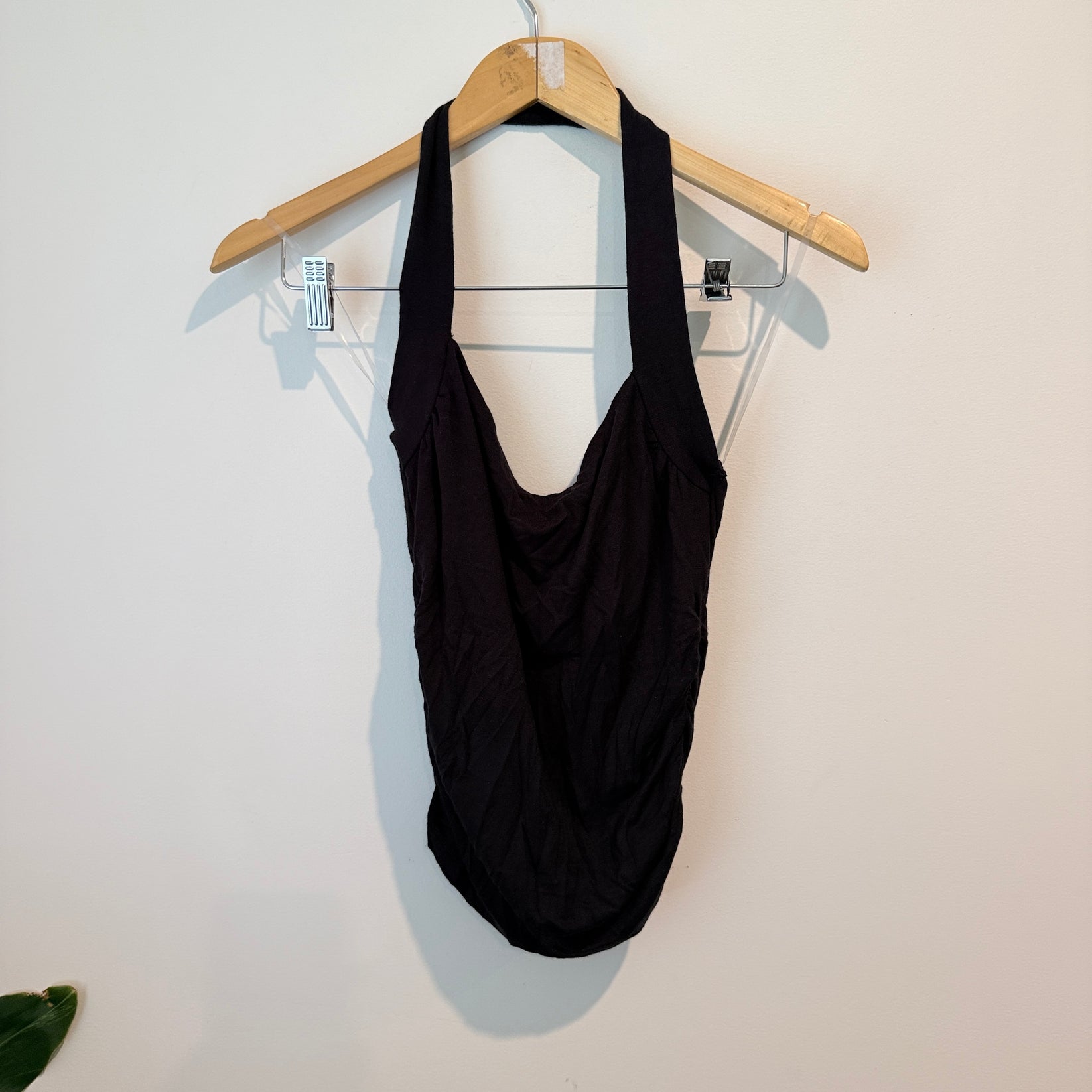 Glassons Black Halter Drape Top – Size M – The Value Junction