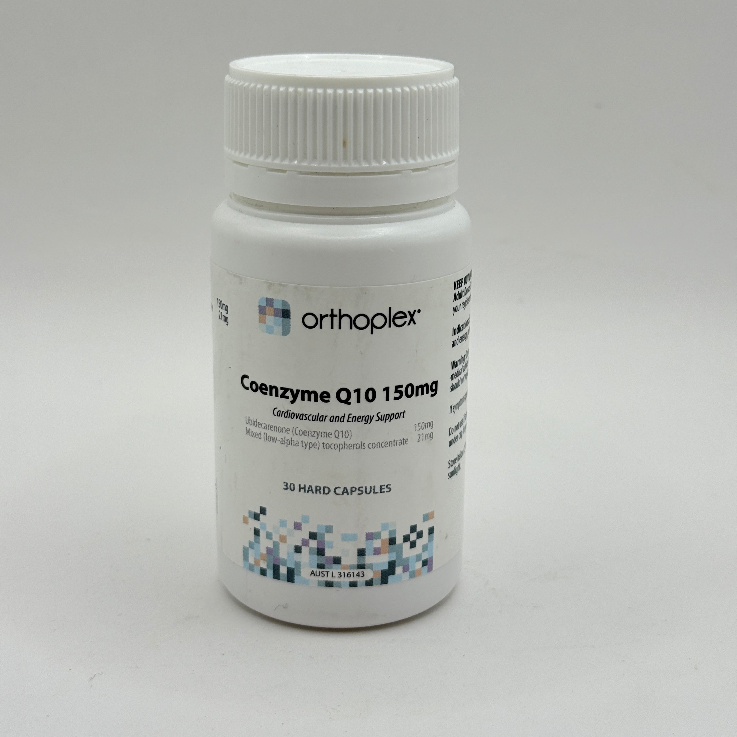 Orthoplex White Coenzyme Q10 150mg (30 Capsules) – The Value Junction
